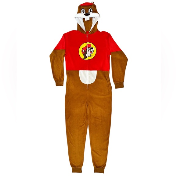 Buc-Ees | Other | Bucees Adult Sm Costume Beaver Suit Pajama One Piece ...